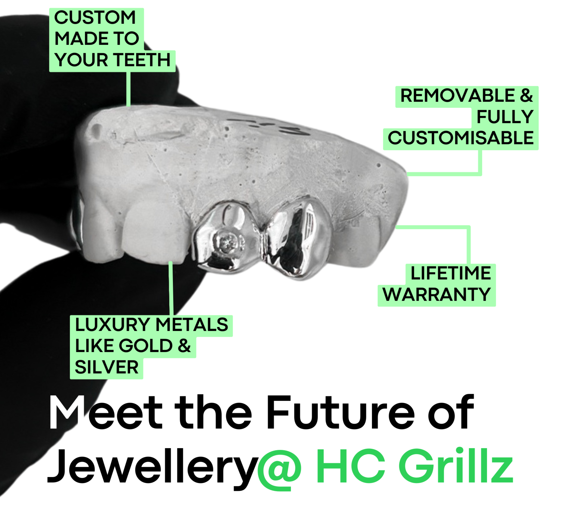 The #1 Custom Gold & Silver Grillz - HC Grillz