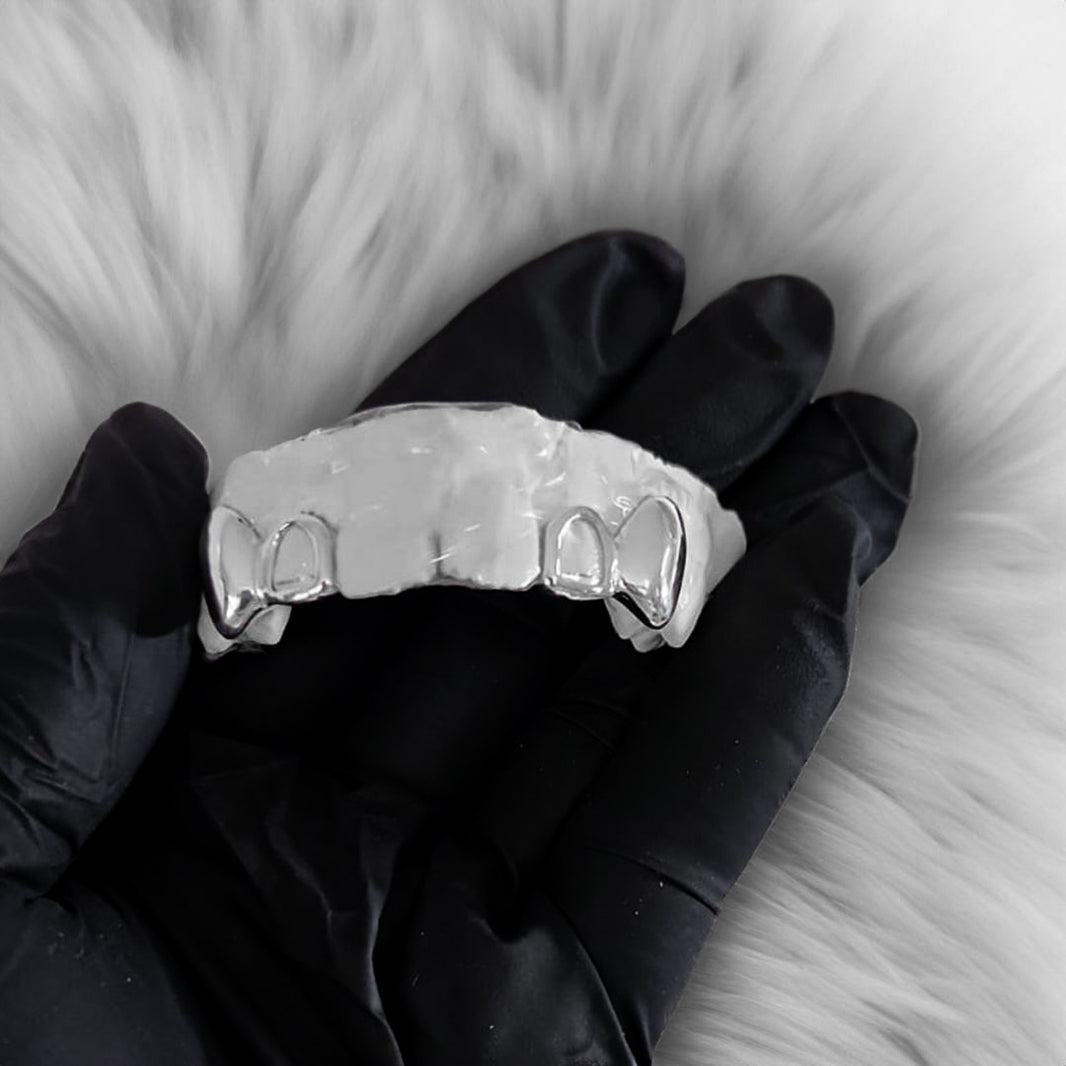 Custom Silver Grillz | Premium Quality & Style by HCGrillz – HC Grillz